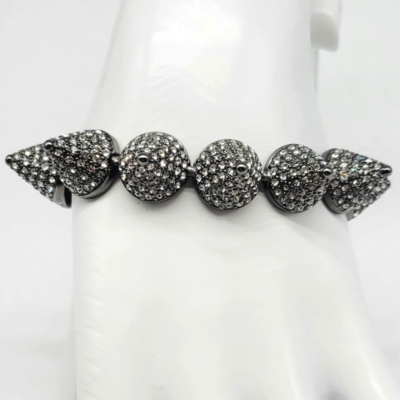 Eddie Borgo | Jewelry | Eddie Borgo Cone Bracelet In Gunmetal With ...